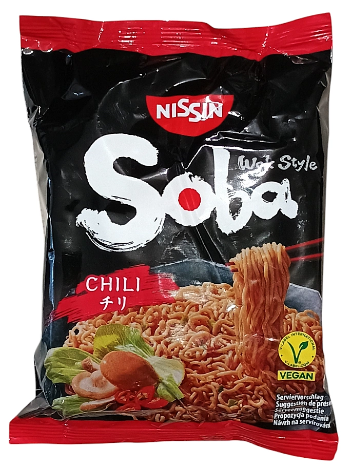 Makaron instant Chili Soba Wok Style Bag 111g Nissin