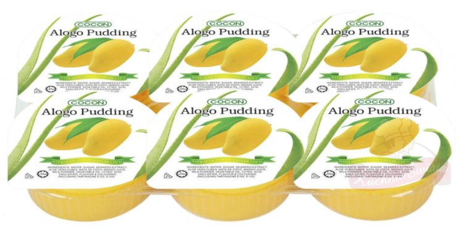Aloe Vera Mango Pudding (6 cups),480g Cocon