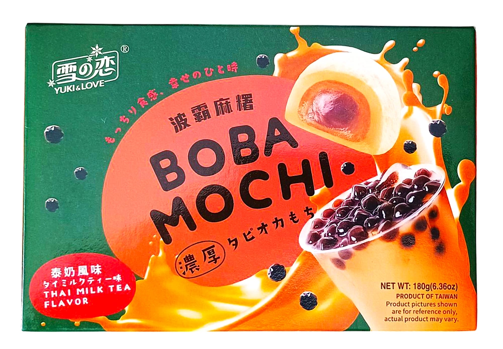 Boba Mochi Thai Milk Tea 180g Yuki&Love