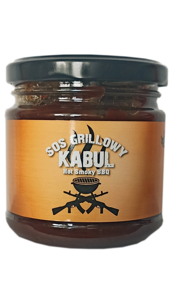 Sos grillowy Kabul Hot Smoky BBQ 210g Ostry!